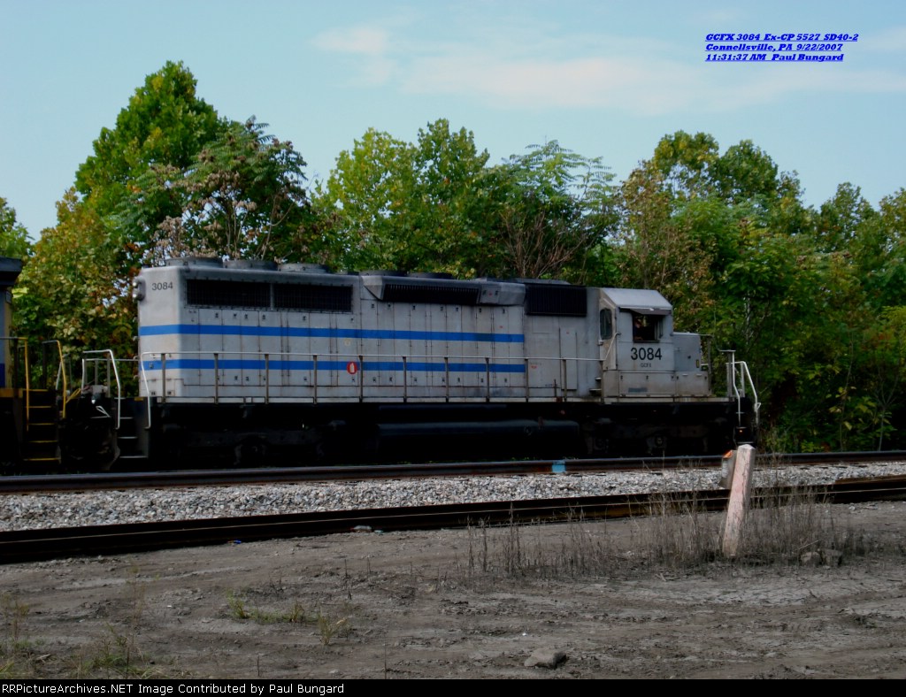GCFX 3084 SD40-2 Sept 22, 2007